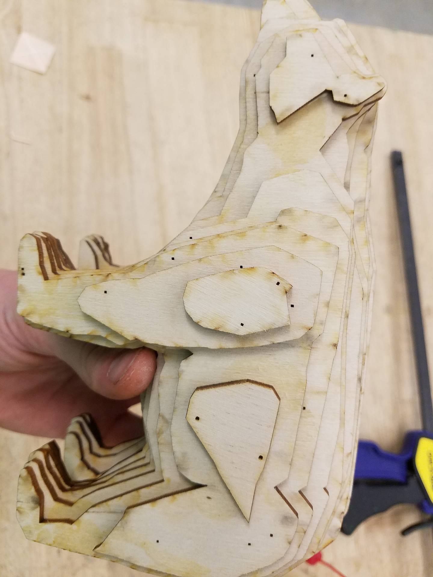 Laser Cut Bear From Stacked Slices : 4 Steps (with Pictures ...