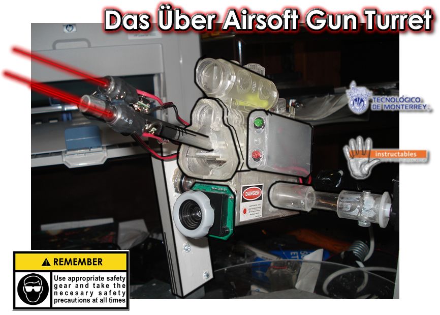 motion activated gun turret DIY Project to Discover - FindingDIY