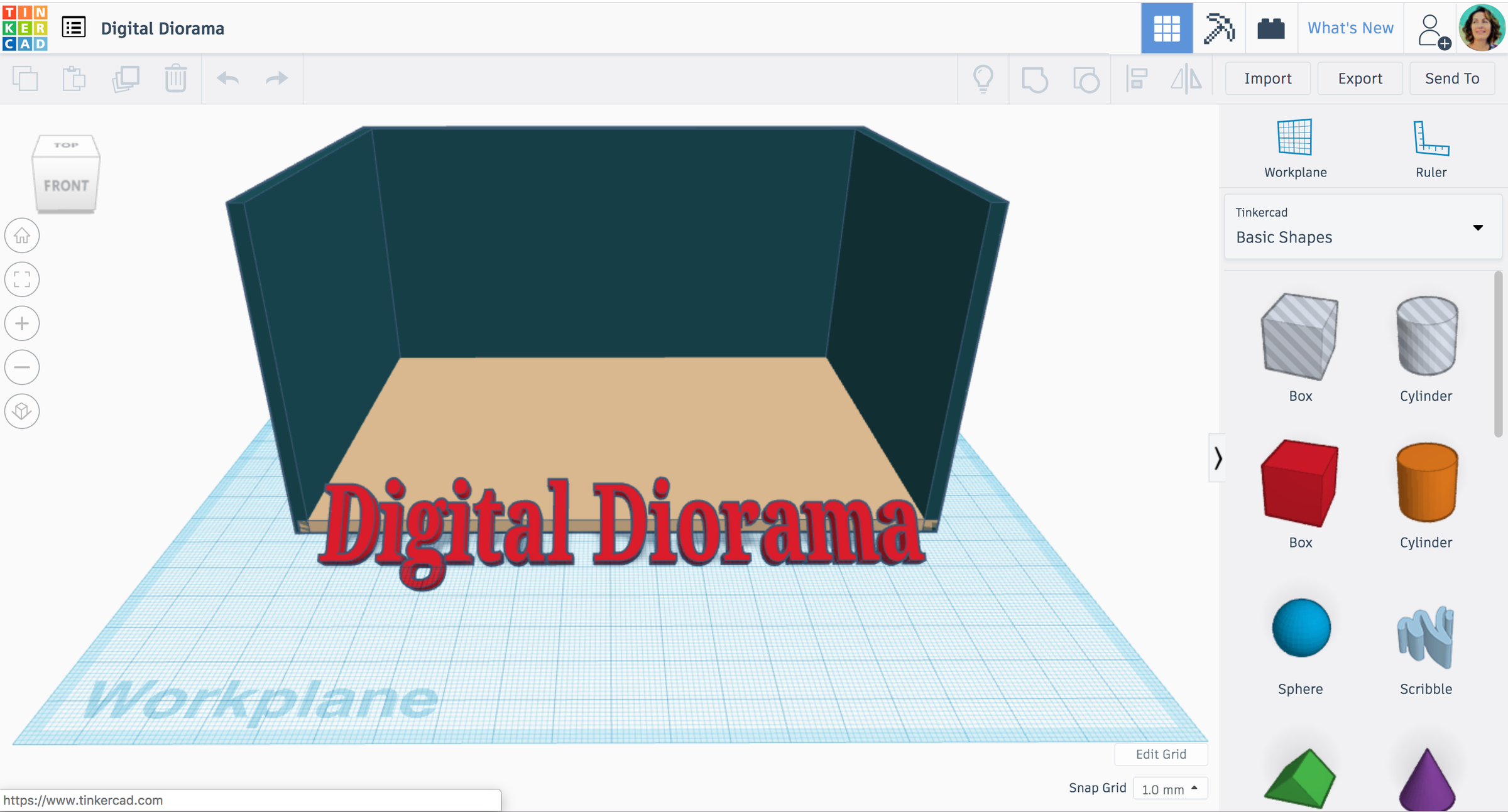 How to Design a Digital Diorama Using Tinkercad : 7 Steps (with ...