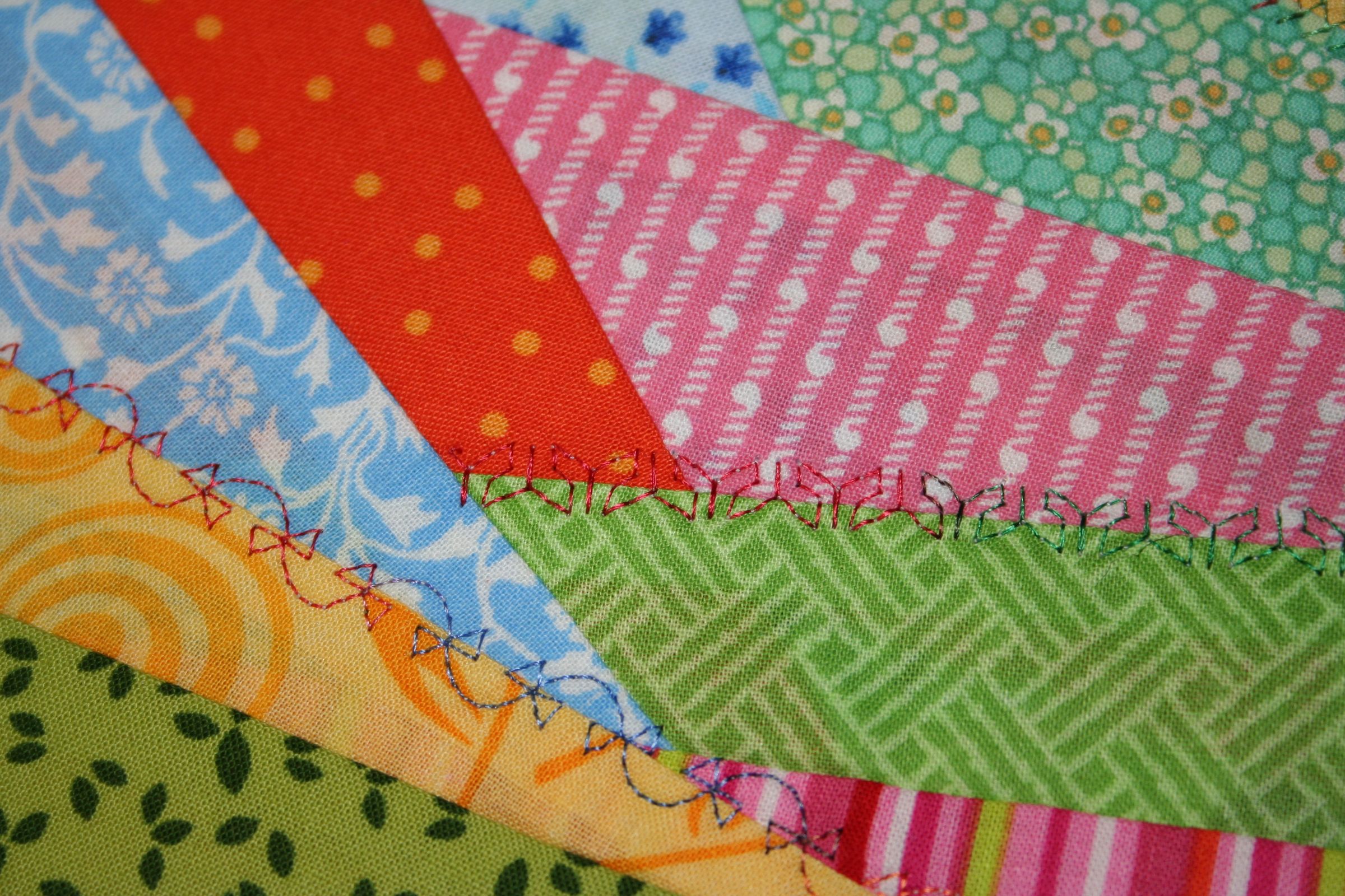 How to Sew an Easy Crazy Quilt Block : 9 Steps (with Pictures ...
