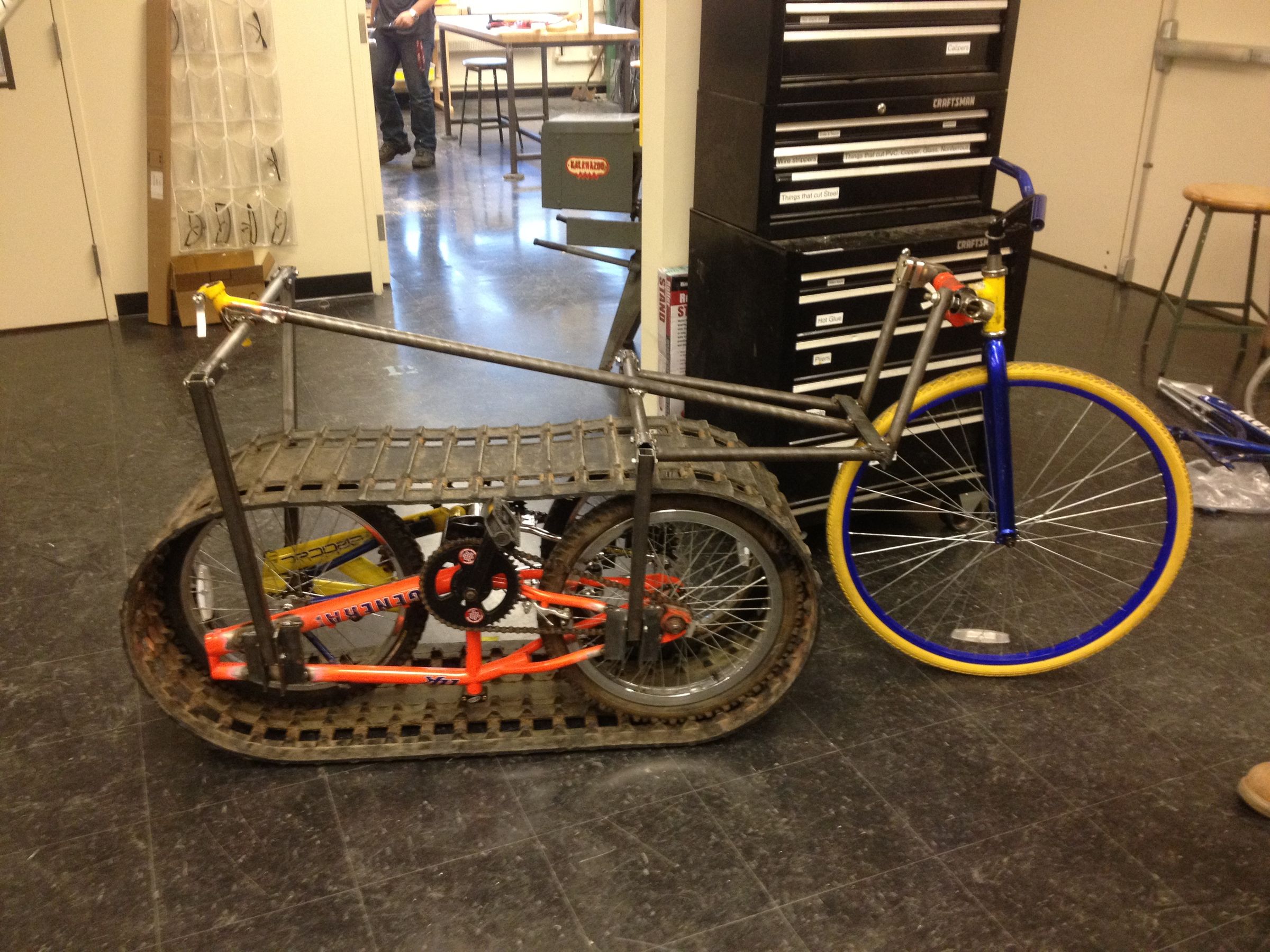 Build a Massive Snowmobile Tank Bike : 5 Steps (with Pictures ...