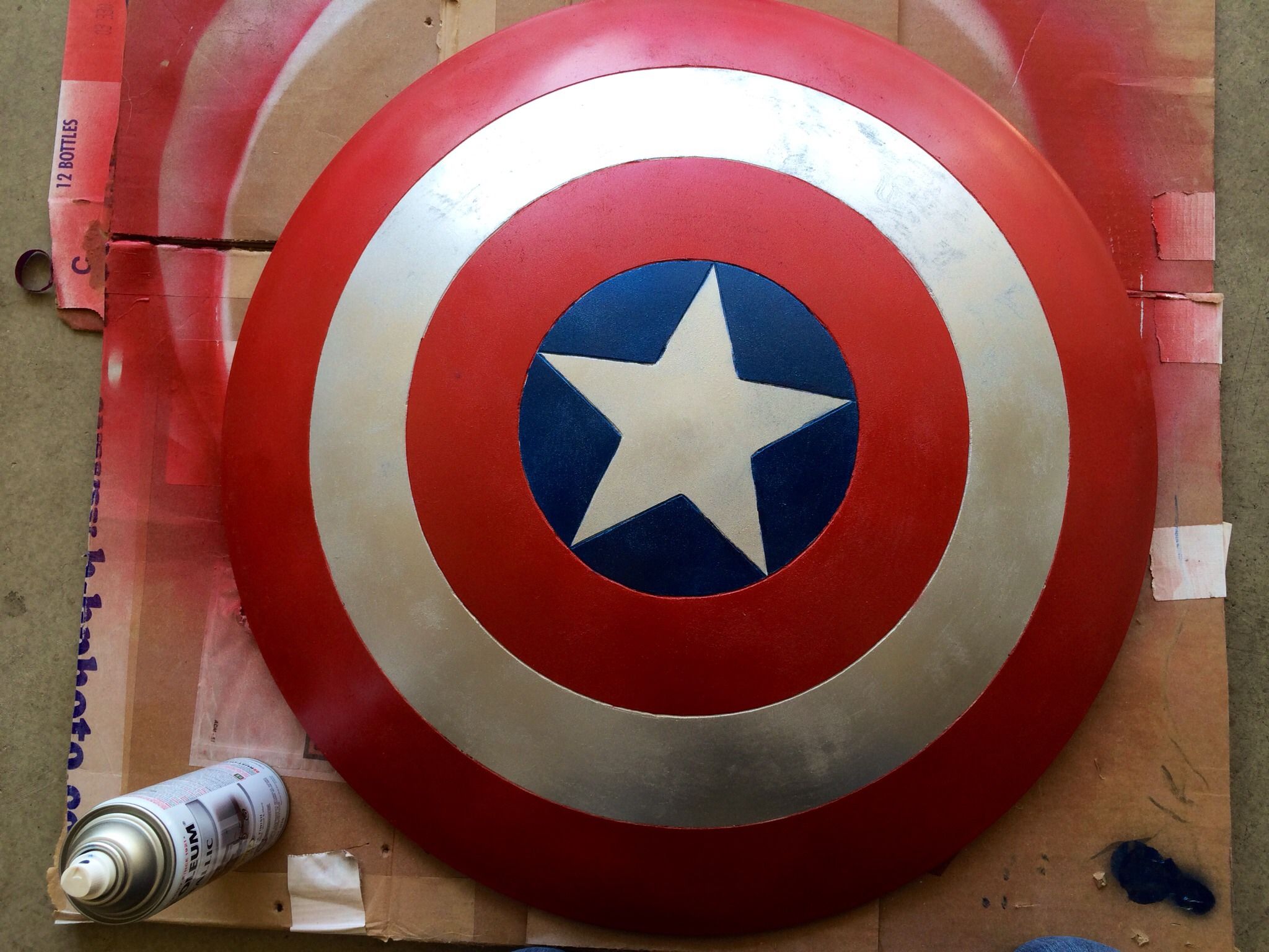 Real Captain America Shield : 11 Steps (with Pictures) - Instructables