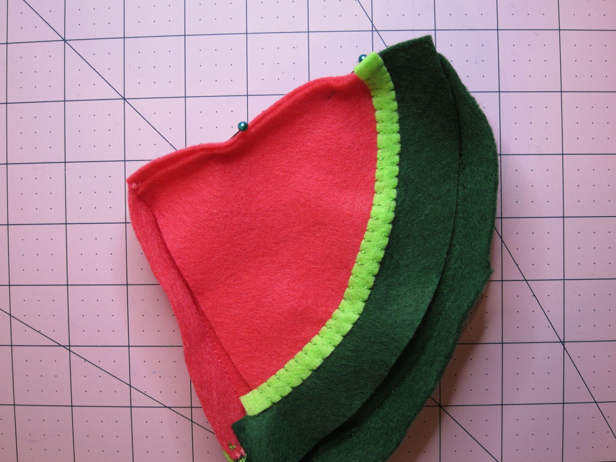 Felt Watermelon Slice : 20 Steps (with Pictures) - Instructables