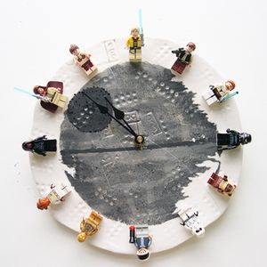 My Son's Interchangeable Lego Star Wars Clock : 3 Steps (with Pictures ...