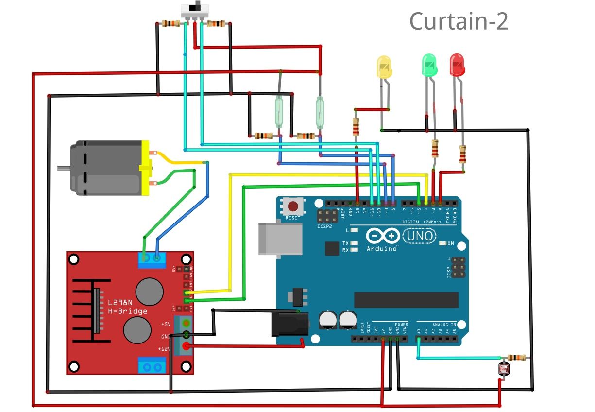Automatic Curtain With Arduino : 6 Steps (with Pictures) - Instructables