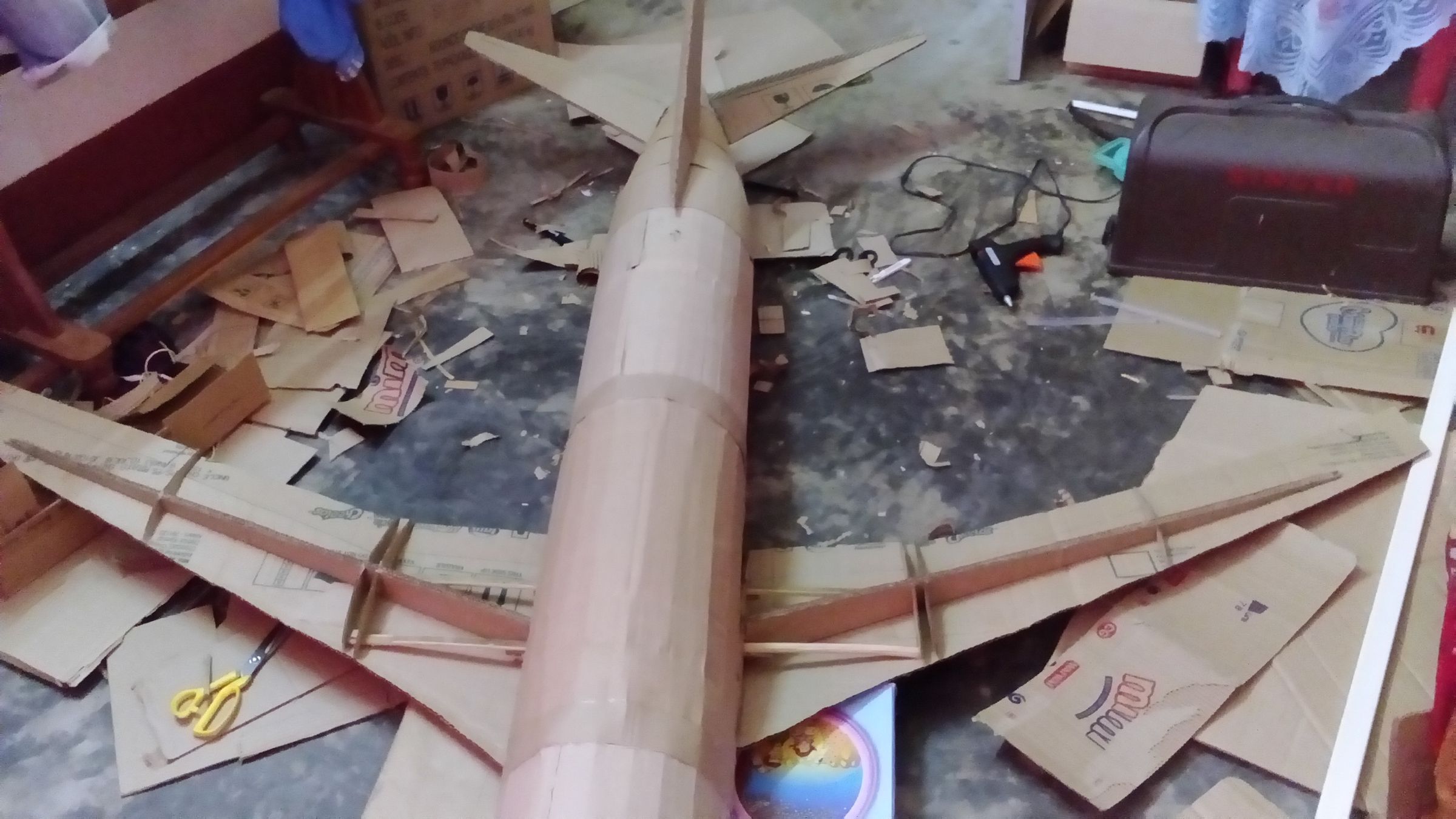 Boeing 737-800 Build Out of CARDBOARD : 9 Steps (with Pictures ...