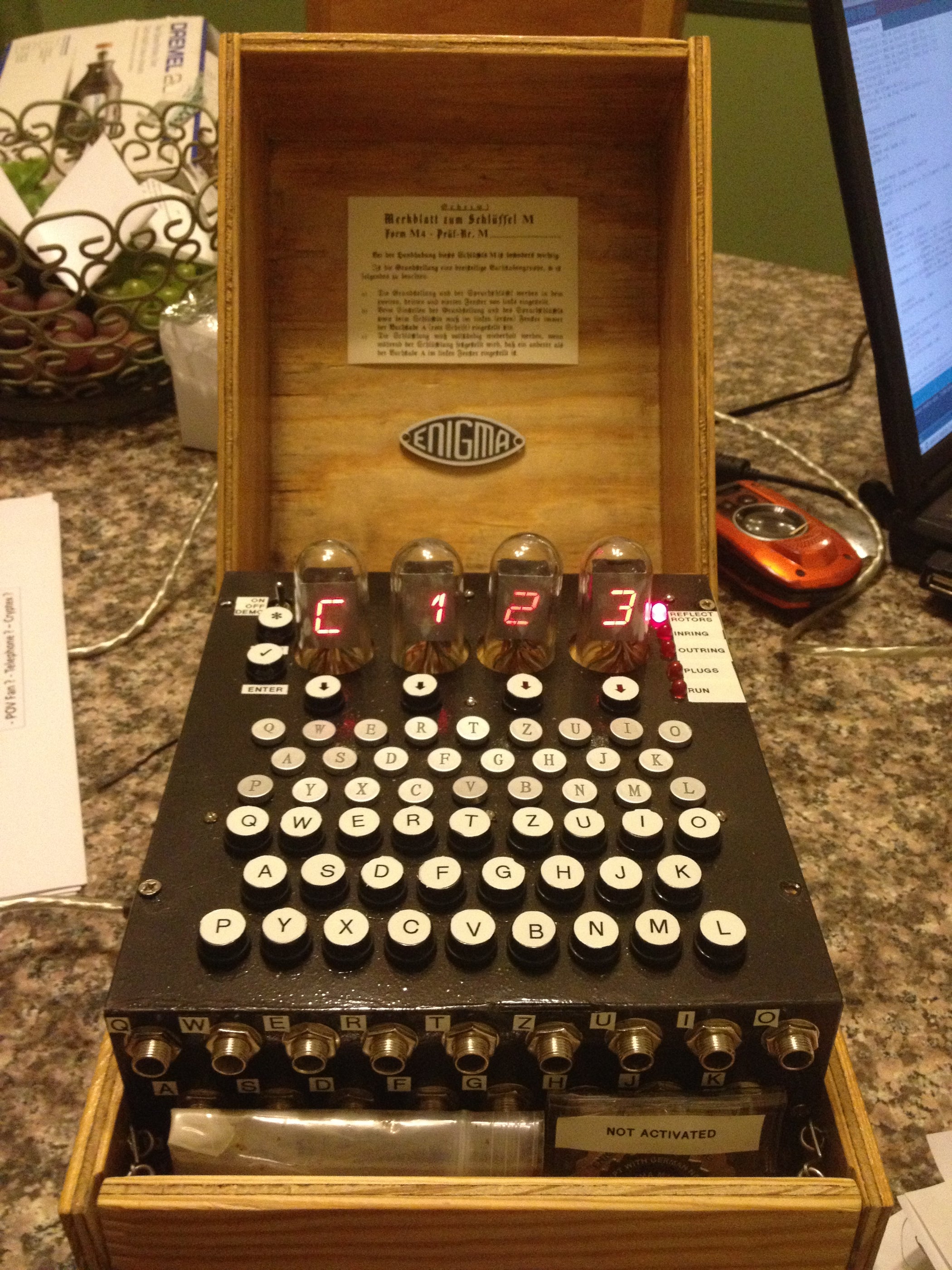 Make Your Own Enigma Replica 11 Steps With Pictures Instructables