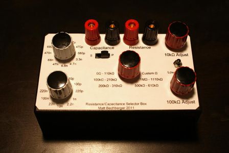 Build a Resistor/Capacitor Selection Box : 5 Steps (with Pictures ...
