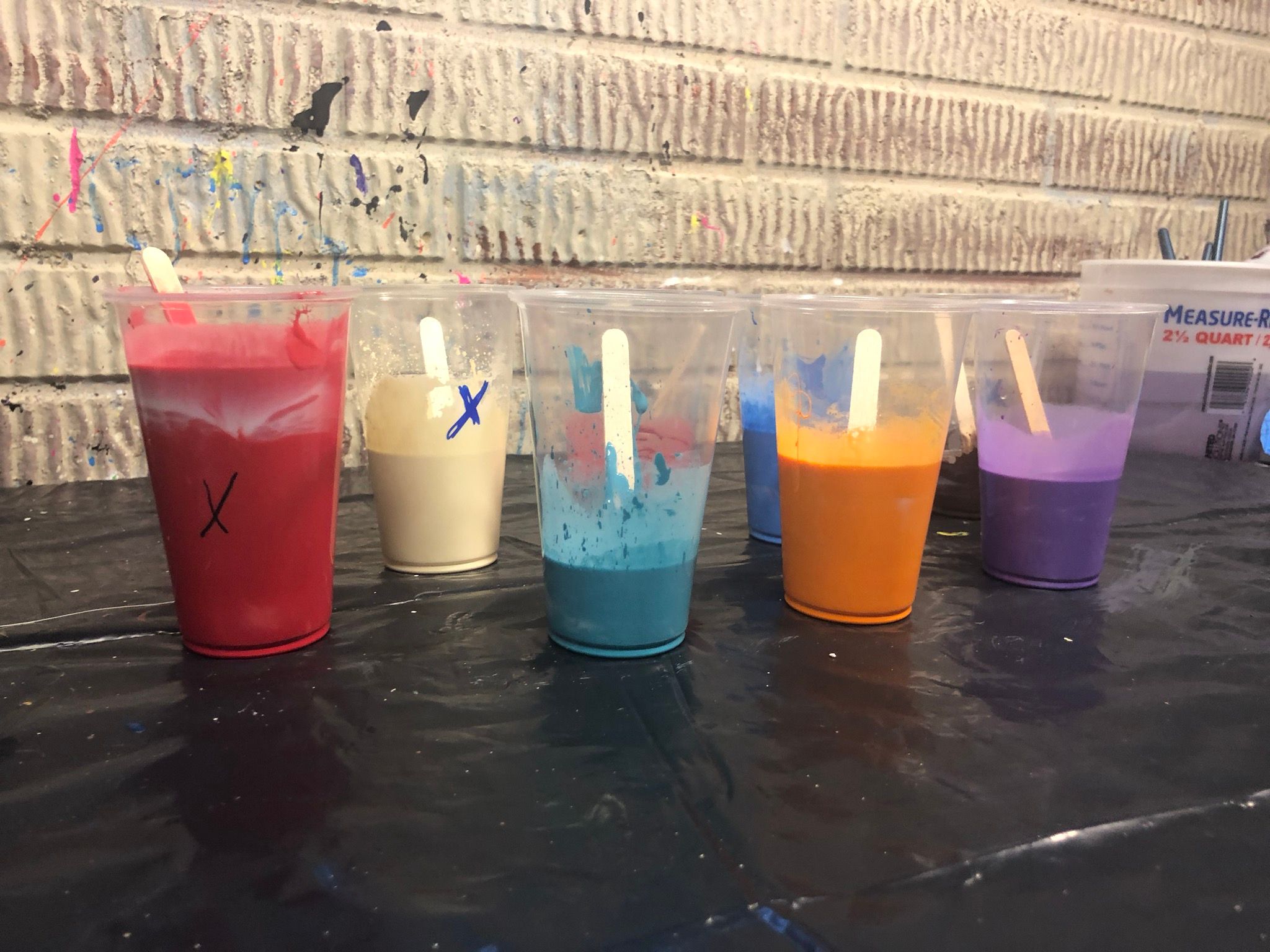 Acrylic Pour Painted Side Table : 5 Steps (with Pictures) - Instructables