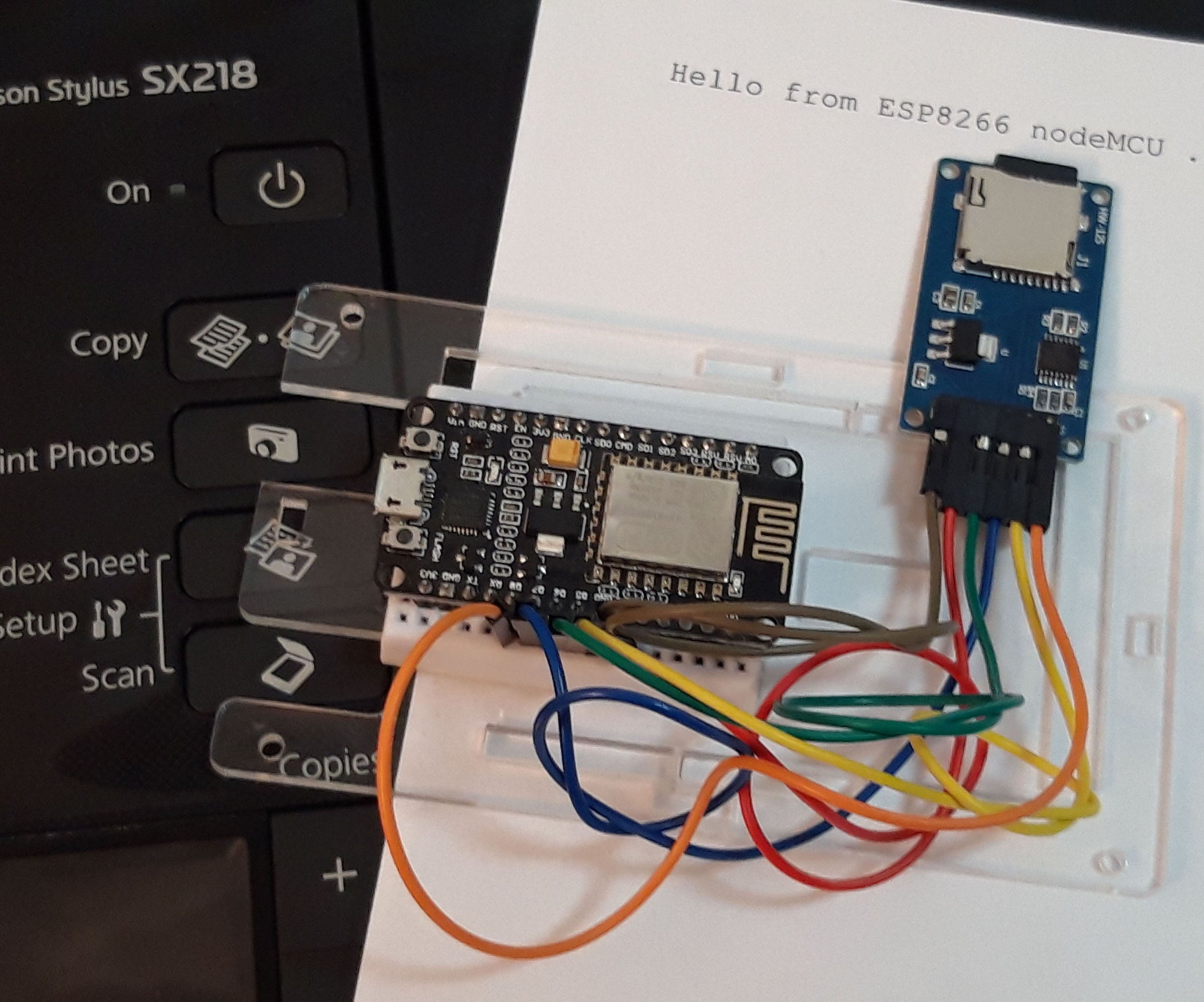 Printing From Esp8266 Nodemcu 8 Steps Instructables