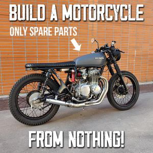 Build a REAL Motorcycle Only From SCRAP! : 7 Steps - Instructables