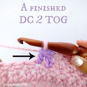 How to DC2TOG (double Crochet 2 Together) – a Decrease Stitch! : 17 ...