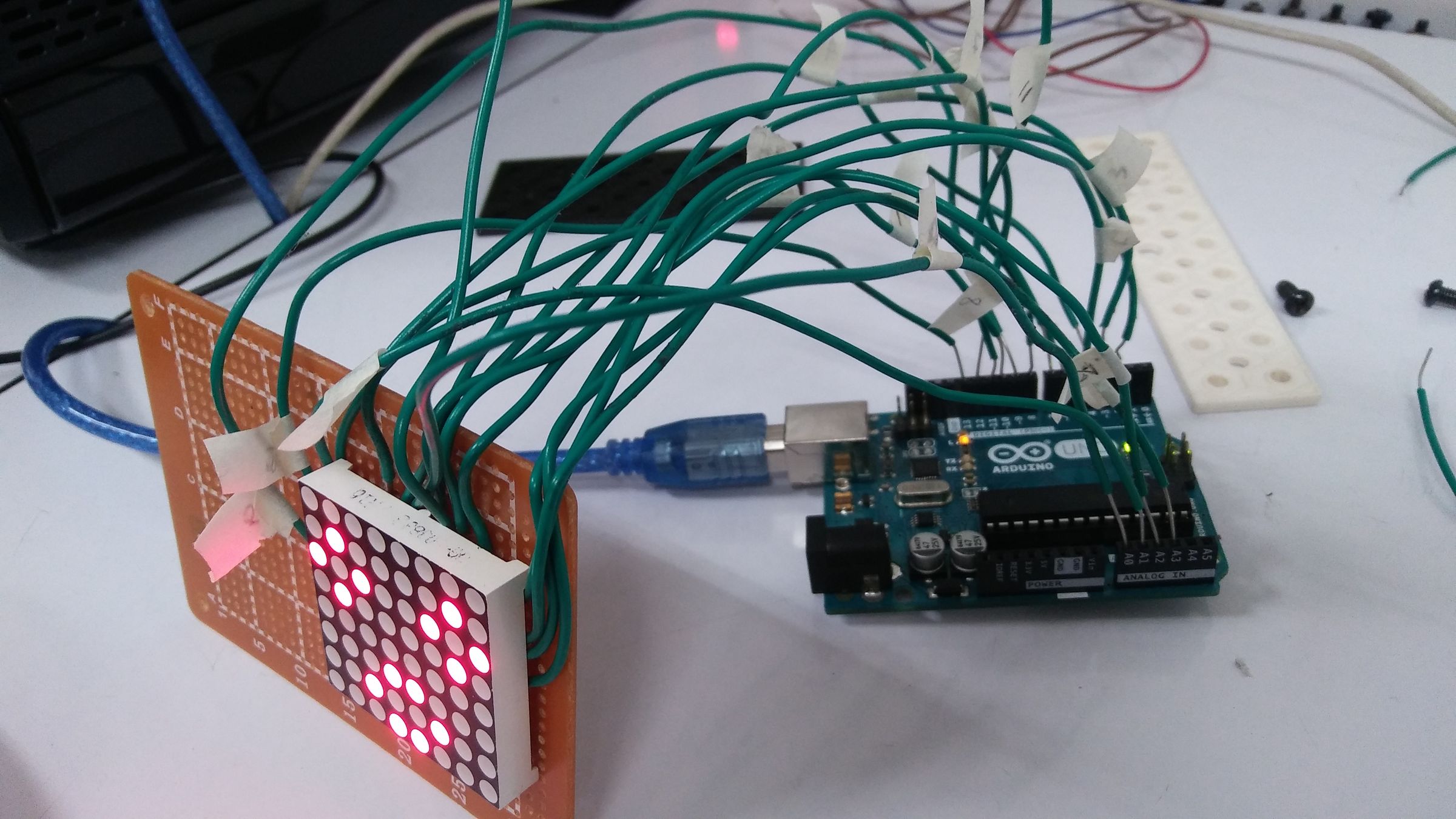 8x8 LED Matrix Using Arduino : 4 Steps (with Pictures) - Instructables