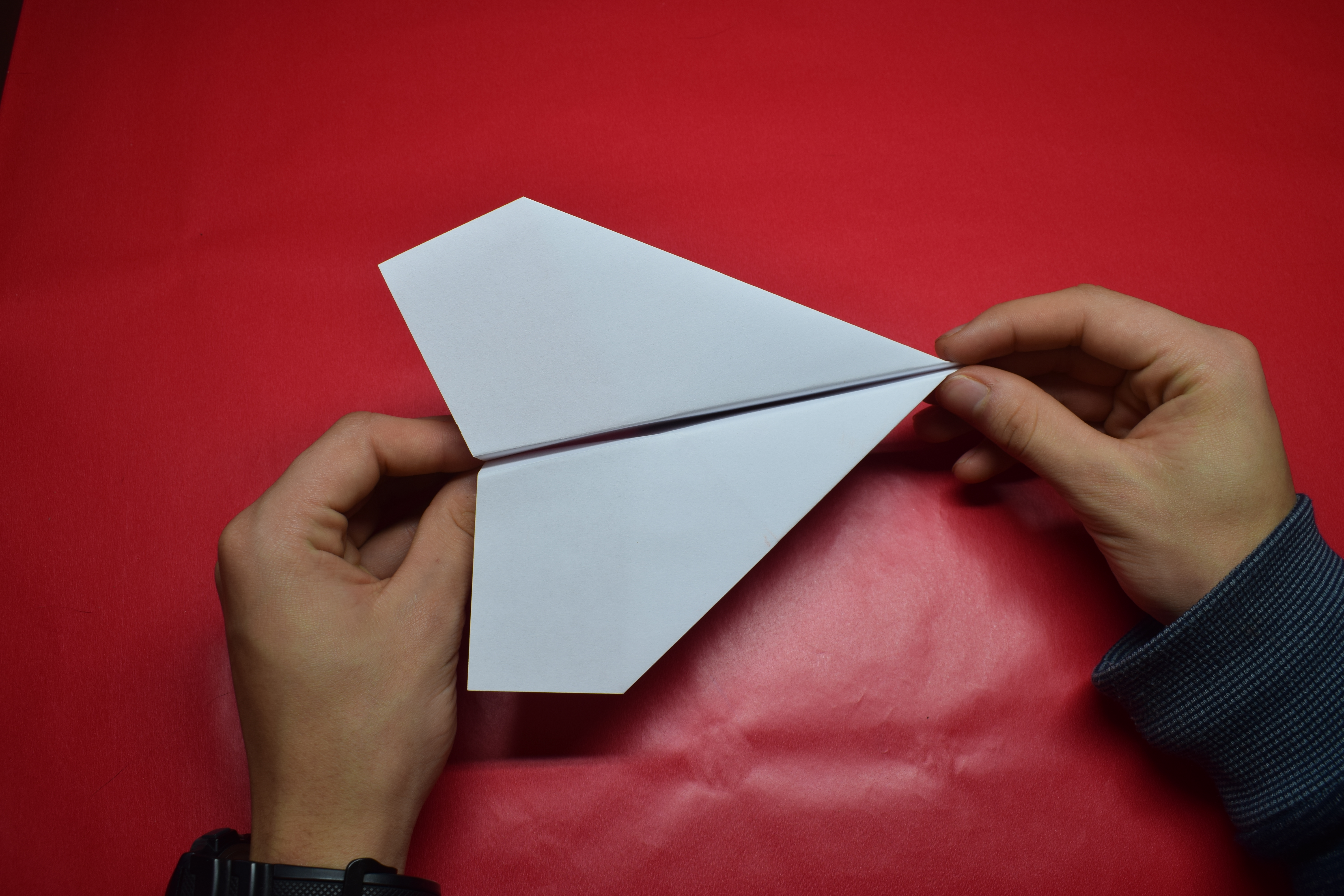 How to Fold the Harrier Origami Paper Airplane : 7 Steps (with Pictures ...