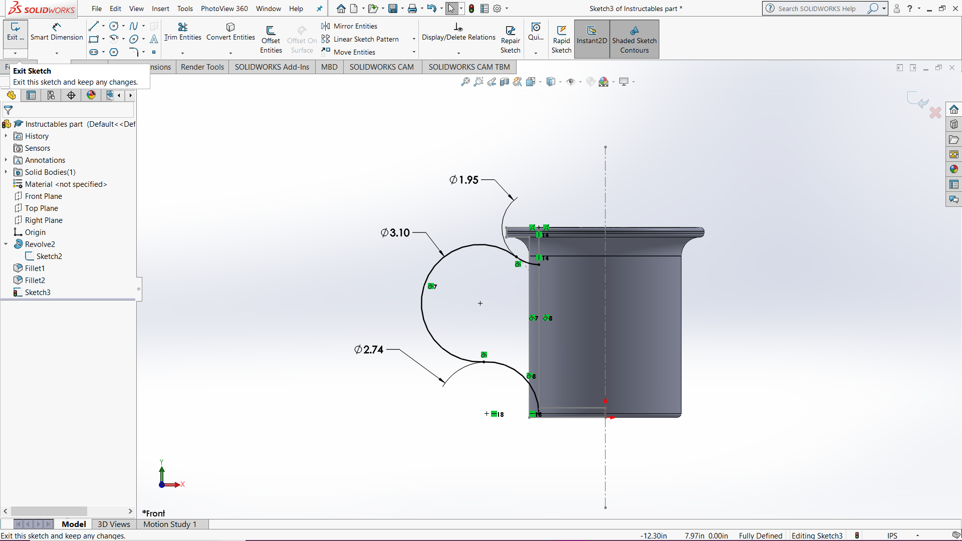 Differentiating Between the Sweep and Loft Commands on Solidworks 2020 ...