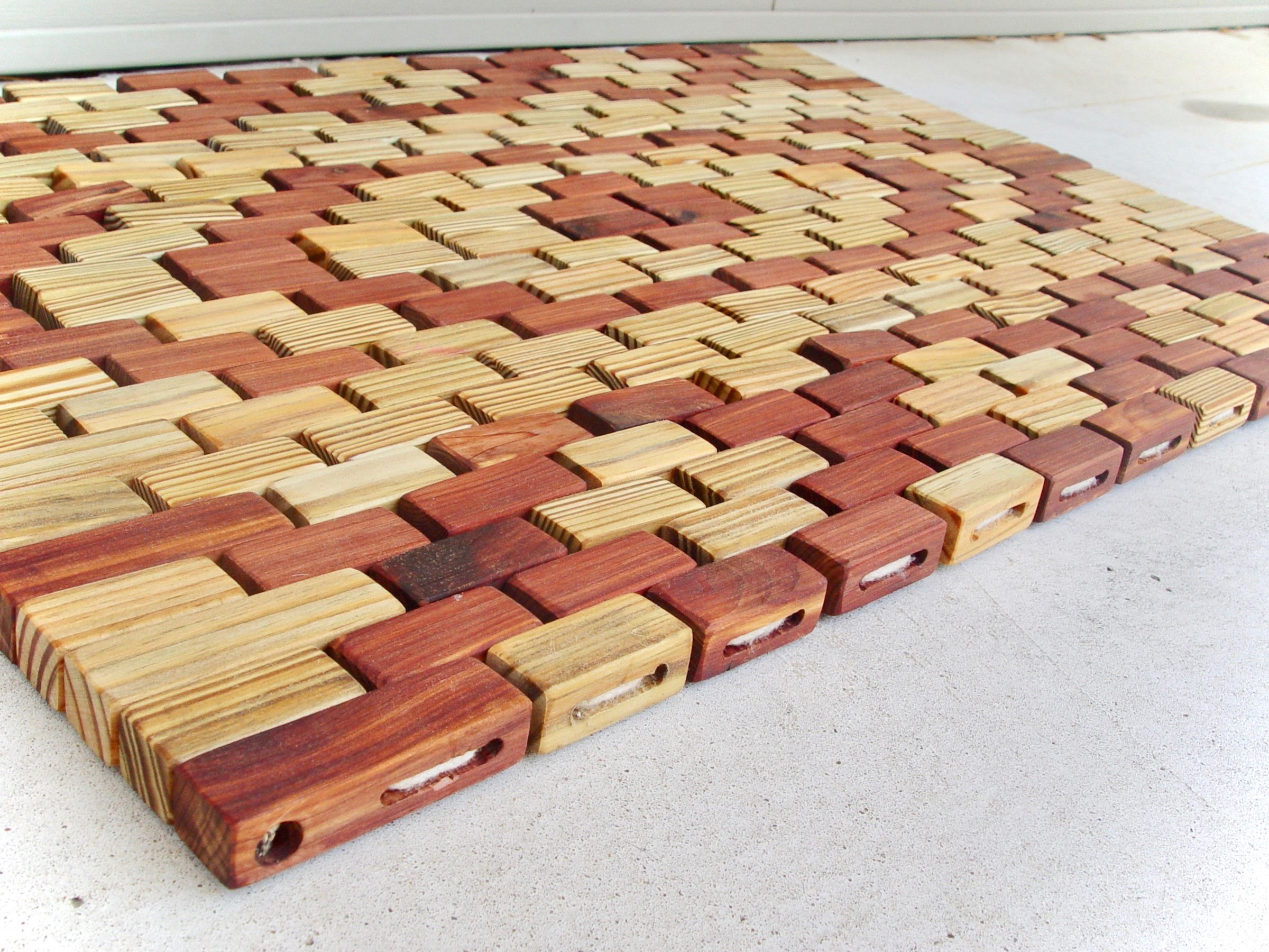 Mosaic Wooden Rope Mat : 8 Steps (with Pictures) - Instructables
