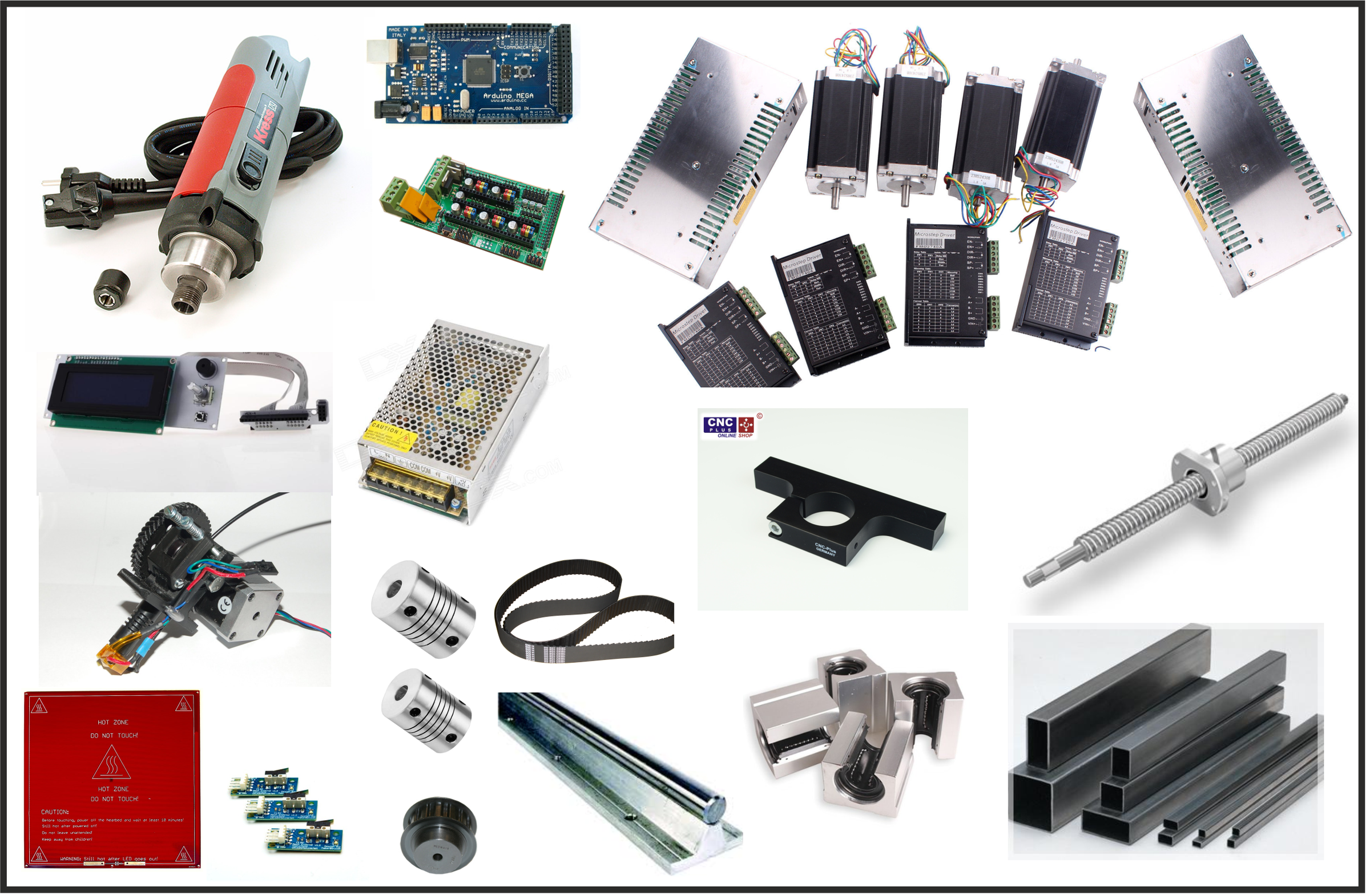 Arduino Controlled CNC / 3D Printer Hybrid : 20 Steps (with Pictures ...