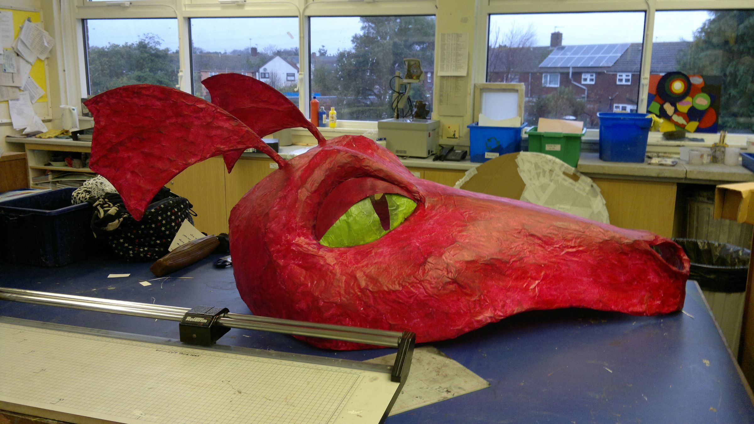 Dragon Head Puppet for Shrek the Musical : 9 Steps (with Pictures ...
