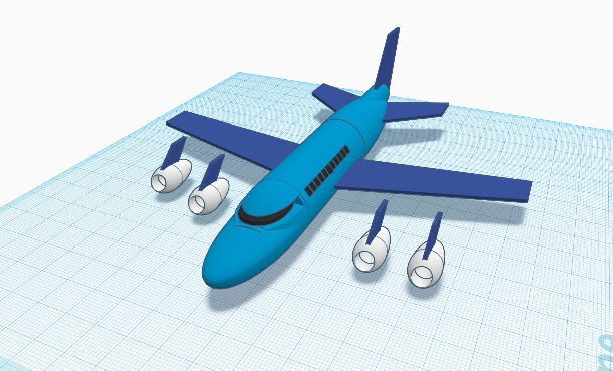 RC Airplane Airbus A320 in Tinkercad : 10 Steps - Instructables