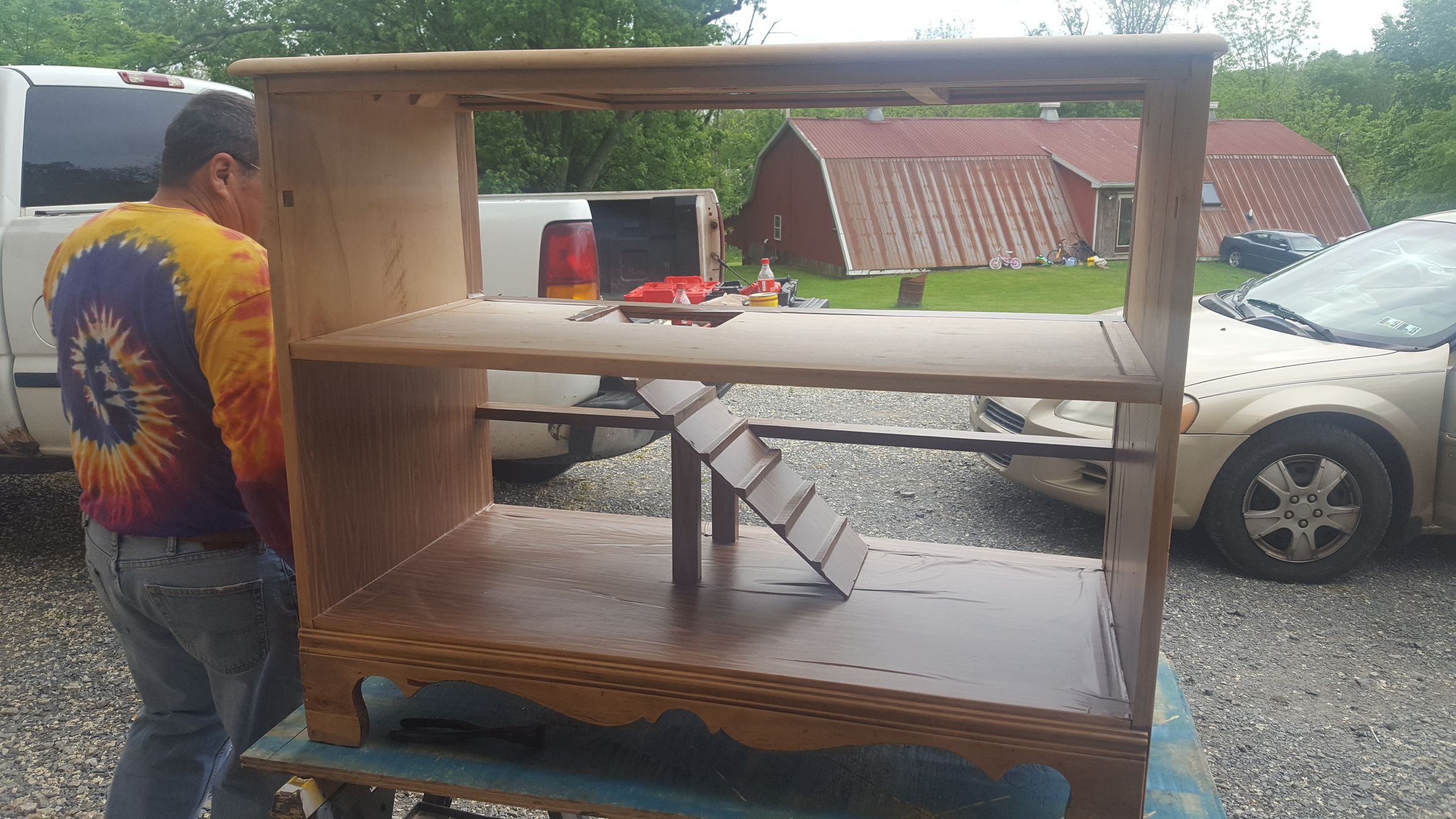 Upcycled Rabbit Hutch From Dresser : 8 Steps (with Pictures ...