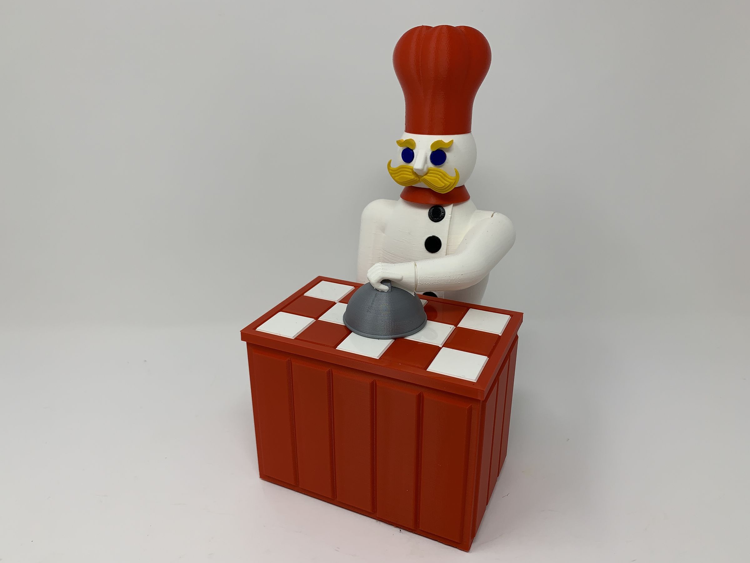 The "Magic Chef", a 3D Printed Automata. : 5 Steps (with Pictures ...