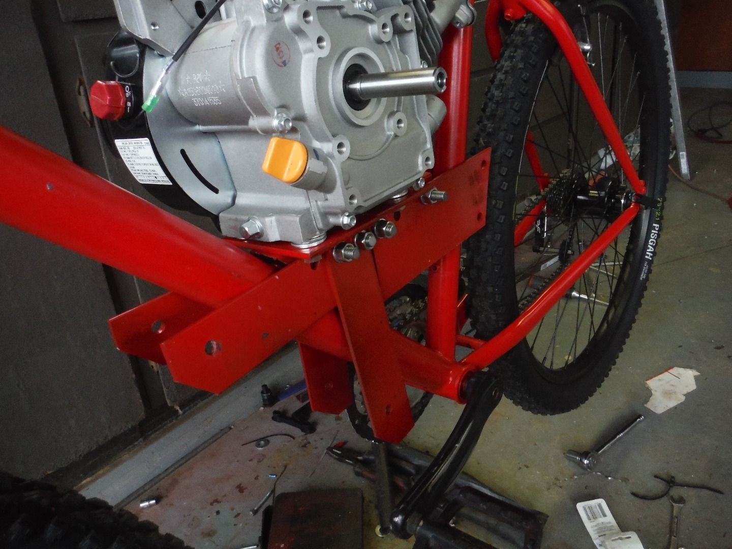 79cc Motorized Bicycle From Scratch : 89 Steps (with Pictures ...