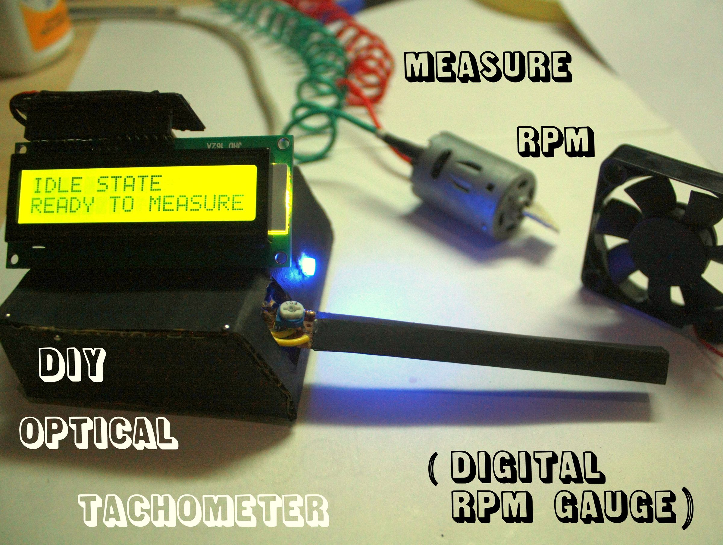 Measure RPM - Optical Tachometer : 10 Steps (with Pictures) - Instructables