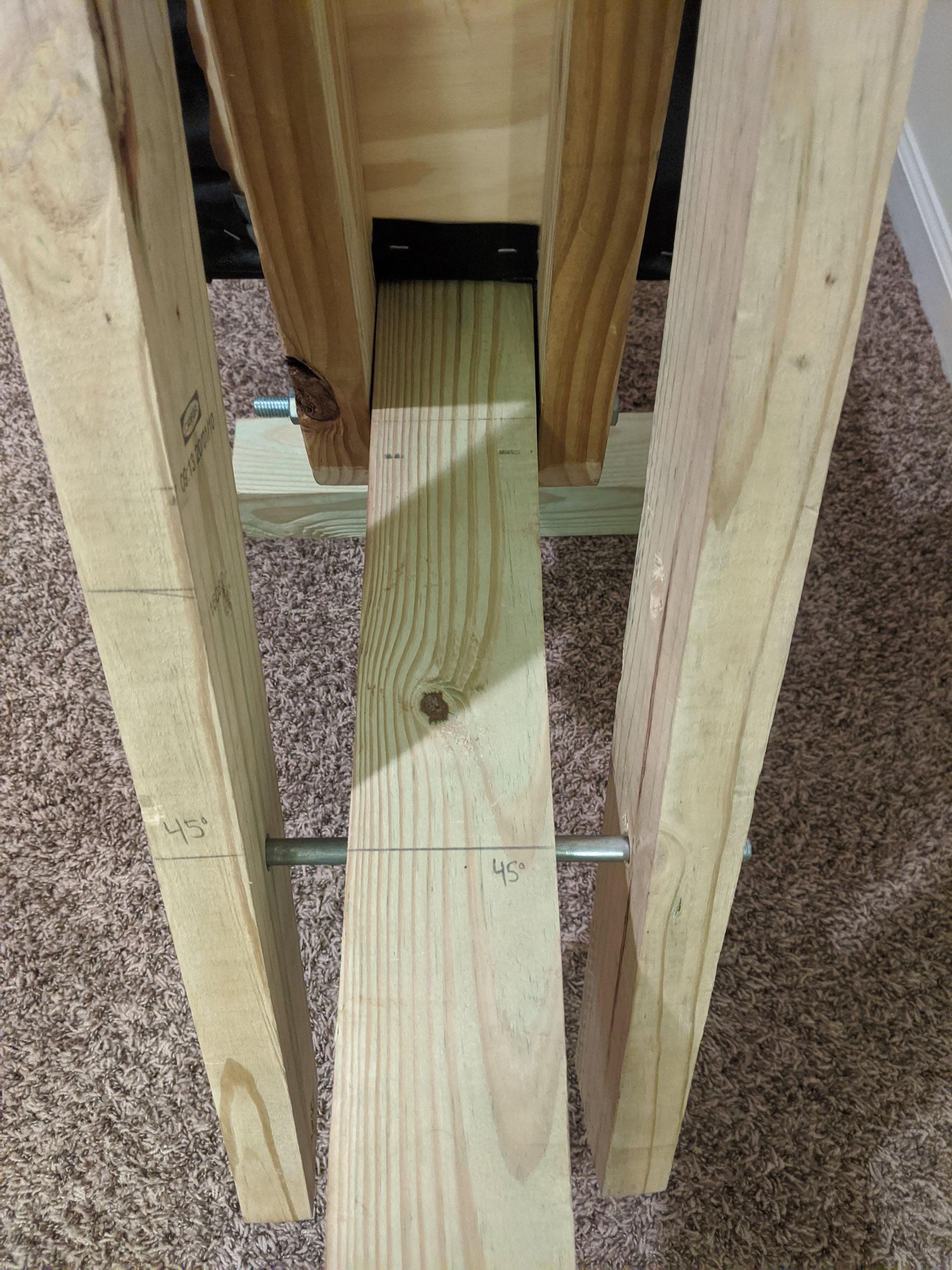DIY Adjustable Wooden Weightlifting Bench : 12 Steps (with Pictures ...