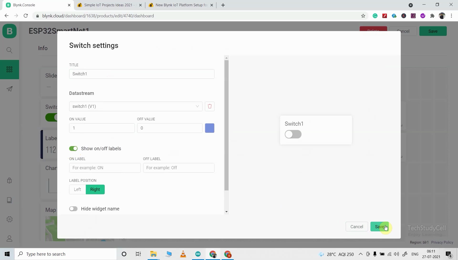 Home Automation With ESP32 Blynk 2.0 IR Remote Control Relay | IoT ...