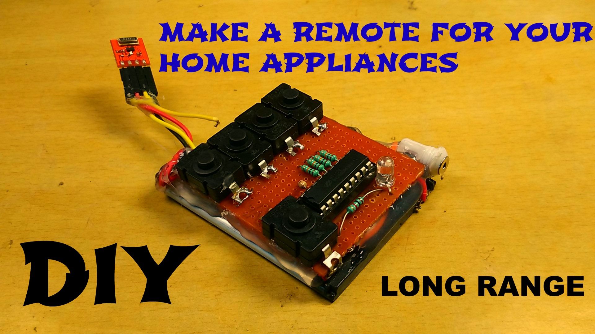 How to Make Rf Remote Control Home Automation System Diy : 4 Steps ...