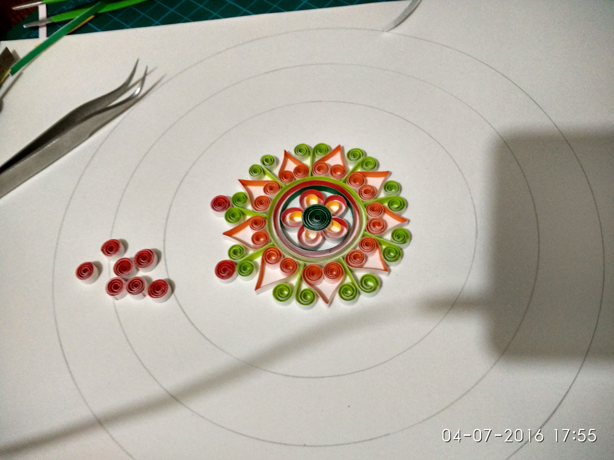 Quilled Mandala : 5 Steps - Instructables