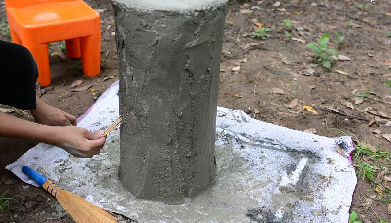 How to Make Concrete Tree Stump : 8 Steps (with Pictures) - Instructables