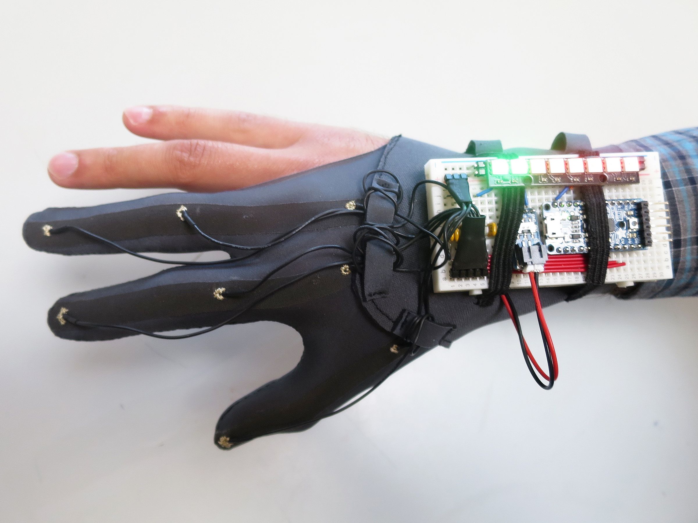 DIY Glove Controller With E-Textile Sensors : 14 Steps (with Pictures) - Instructables