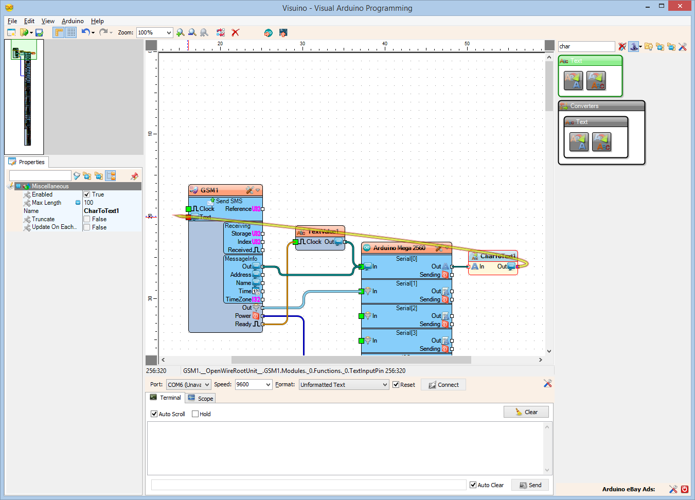 Arduino and Visuino: Send and Receive Text Messages (SMS) With GSM ...