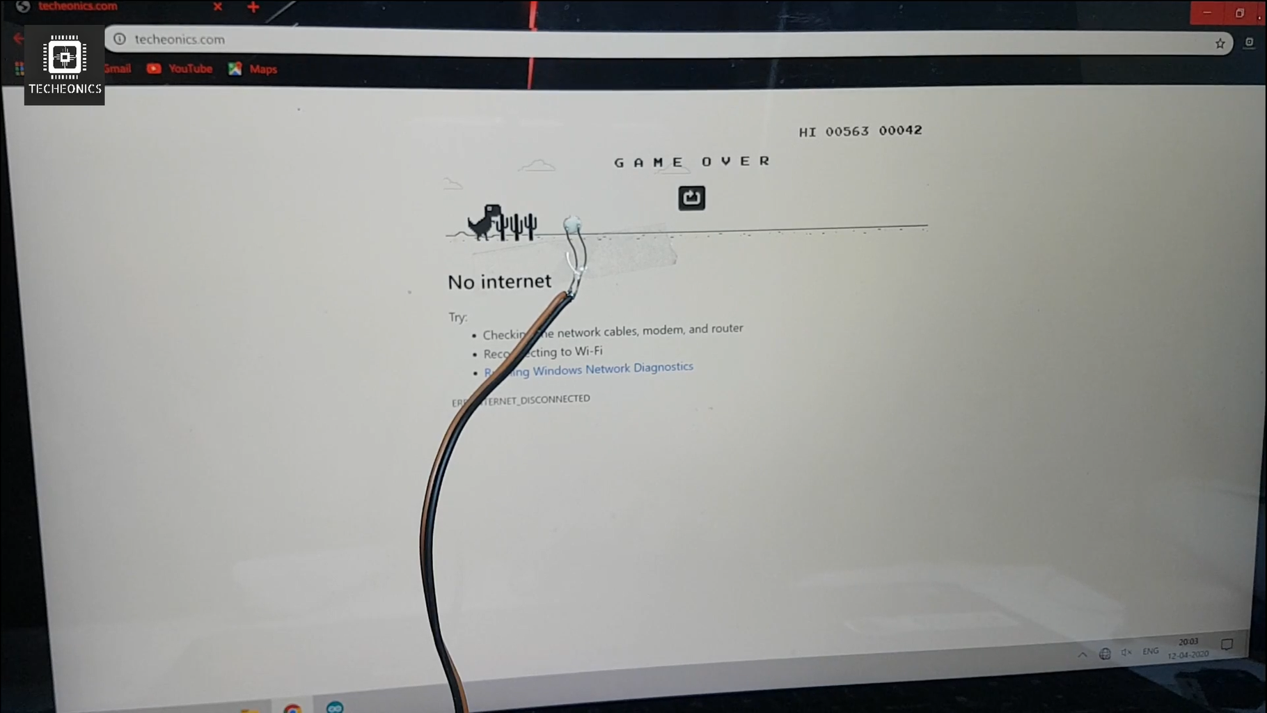 Automated Chrome Dino Game Using Arduino 3 Steps Instructables