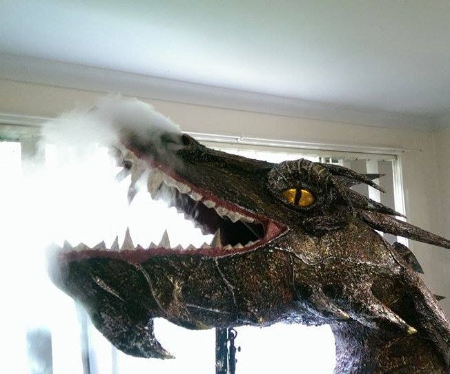 How To Make A Dragon Head Costume