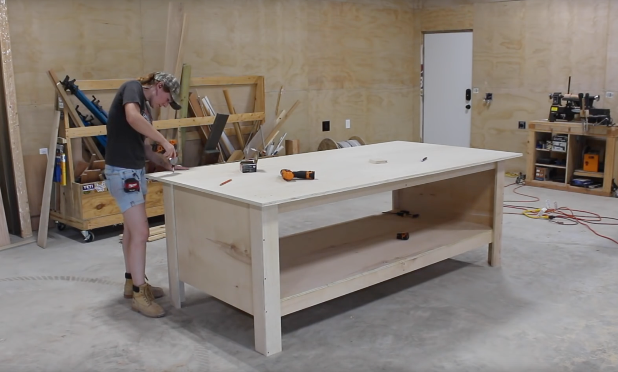 The Ultimate Plywood Workbench (plus Shop Storage Solutions) : 16 Steps ...