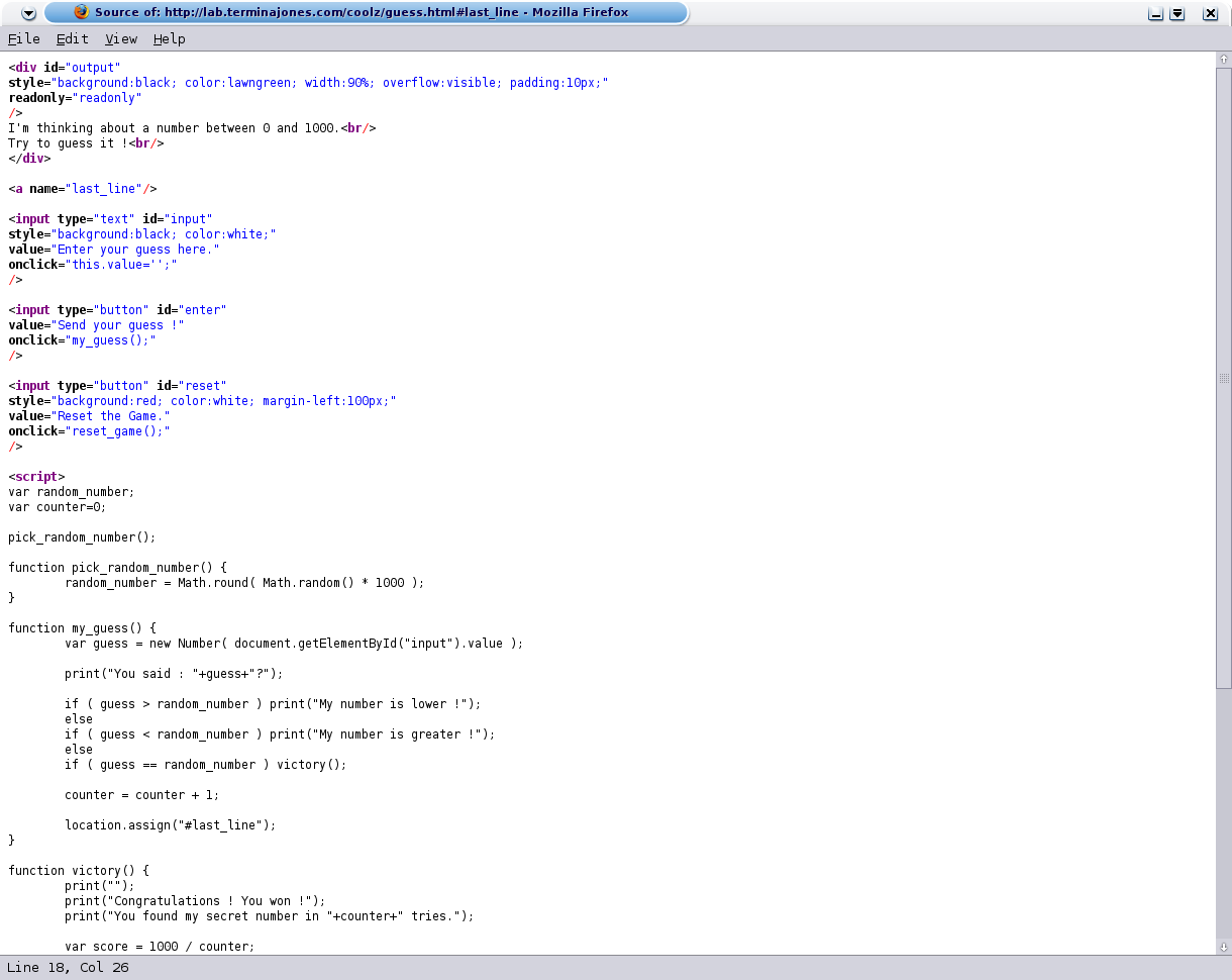 HowTo Hack Javascript Guessing Games : 4 Steps - Instructables