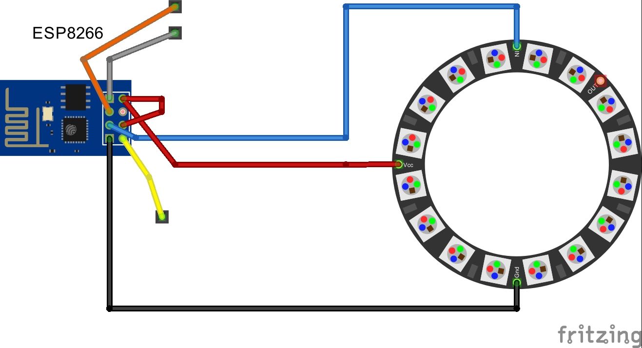 Neopixel, ESP8266 and Custom 3d Printed Holder : 4 Steps - Instructables