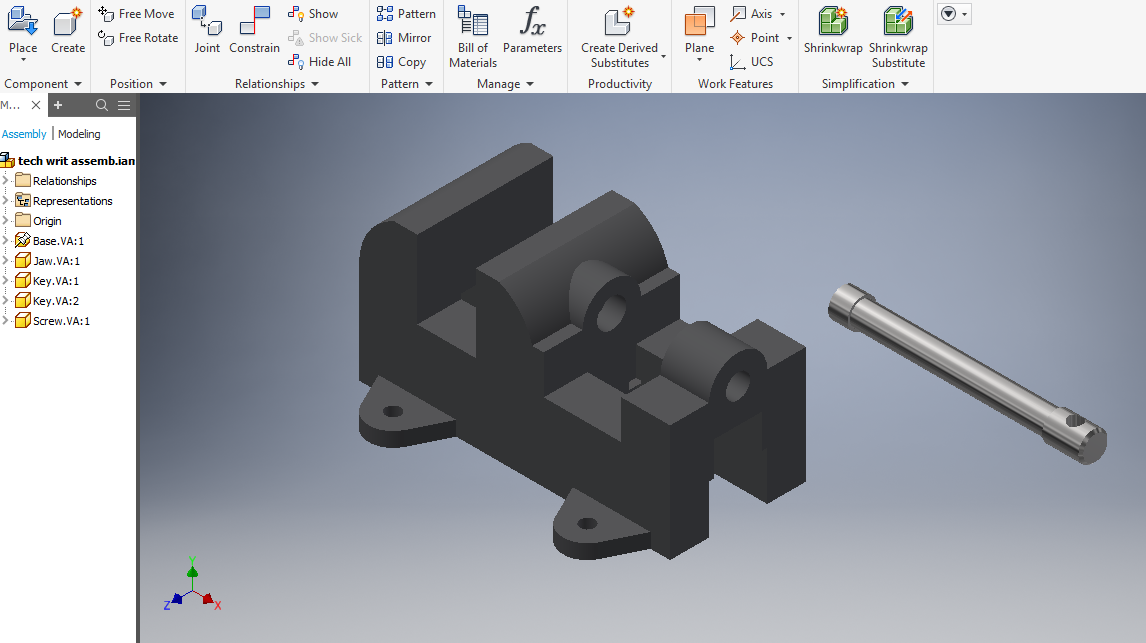 How to Create a Vise Assembly on Inventor : 8 Steps - Instructables