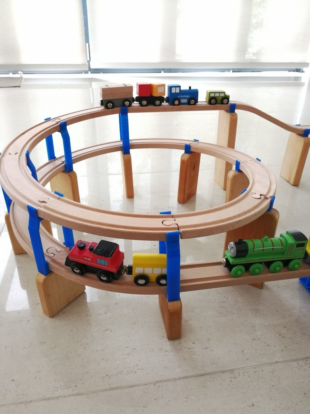 Spiral Ramp for Wooden Train Tracks : 6 Steps (with Pictures ...
