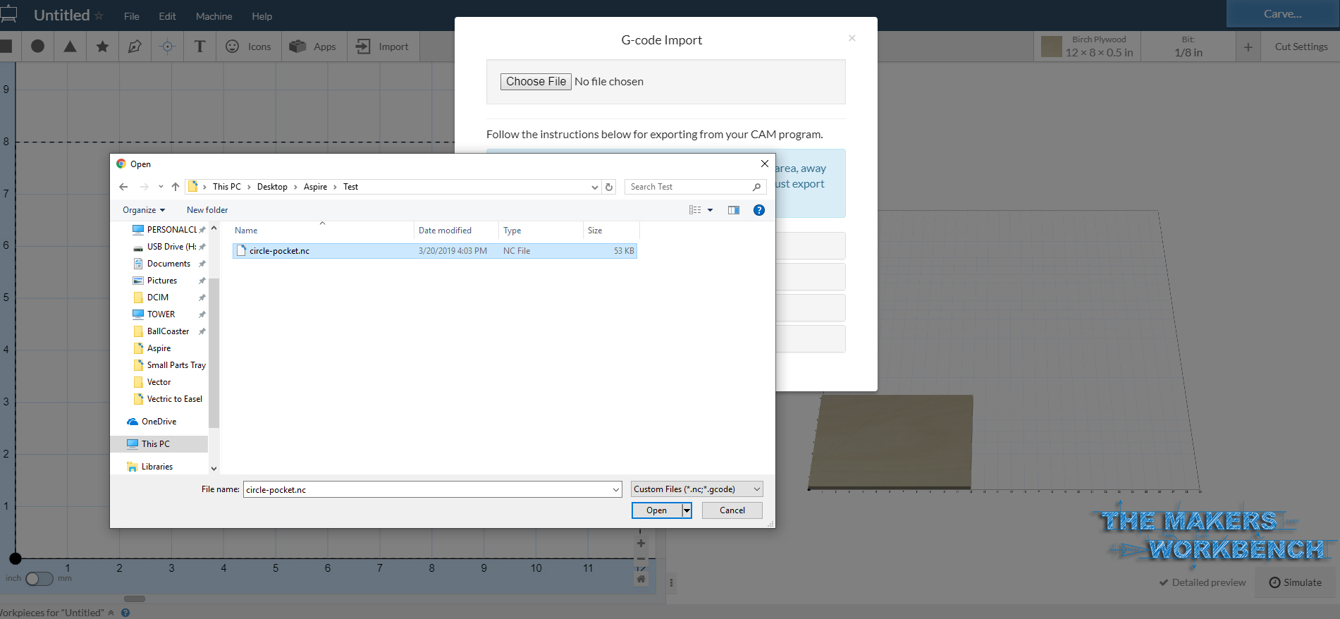 Setting Up Vectric Aspire / V-Carve / Cut2D to Export G-Code for Easel ...