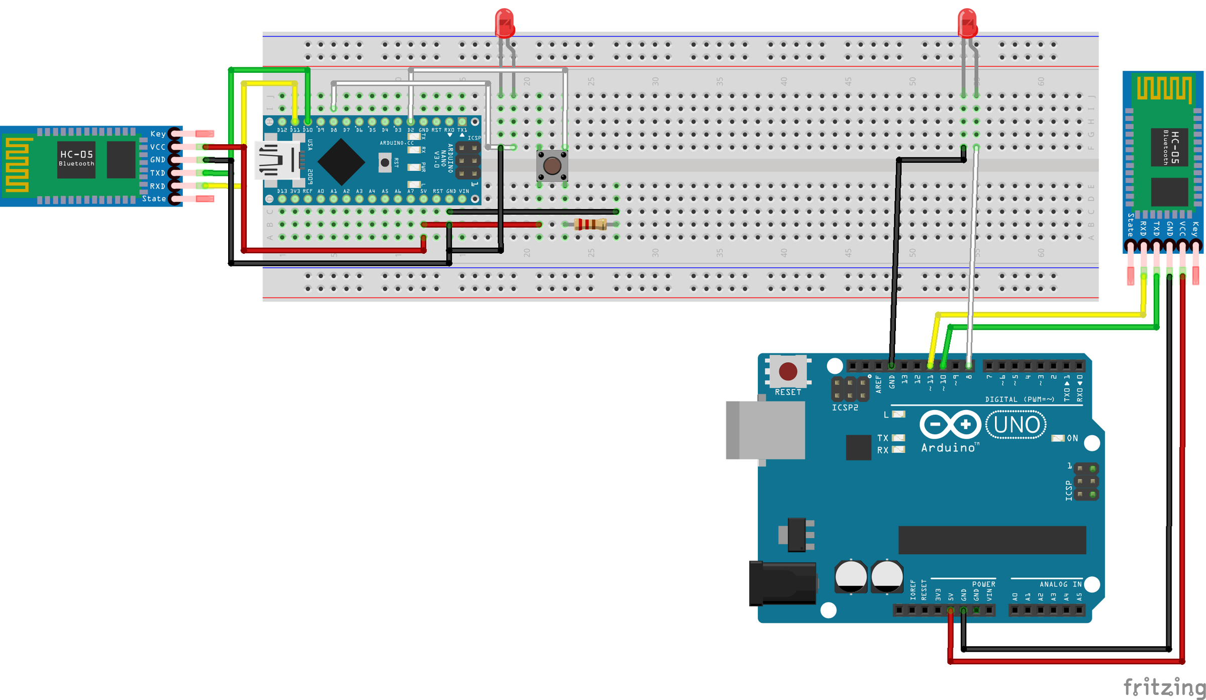 Arduino Bluetooth Master, and Slave Using Any HC-05 Modules : 6 Steps ...