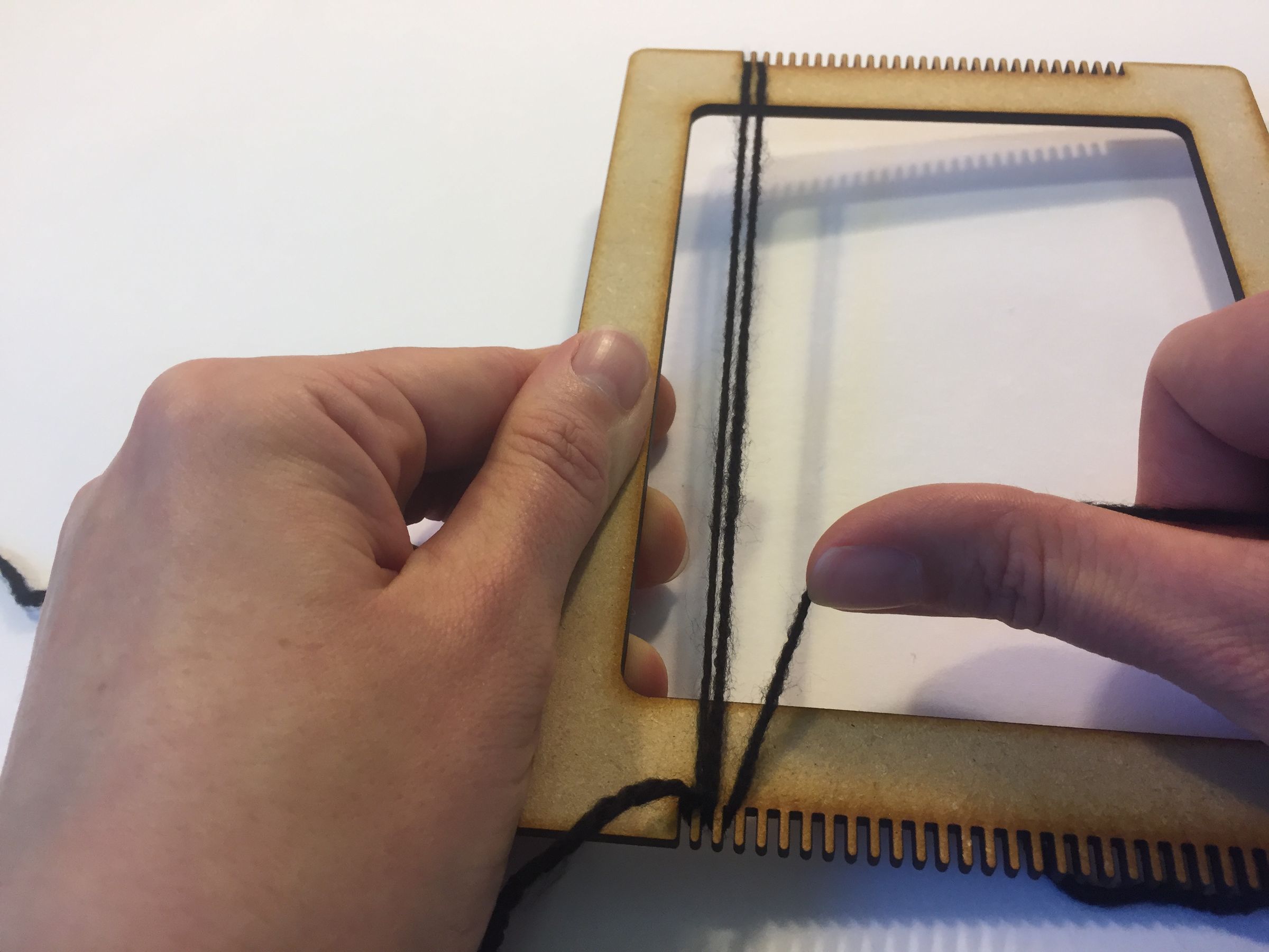 Laser Cut Mini Frame Loom Weaving : 24 Steps (with Pictures ...