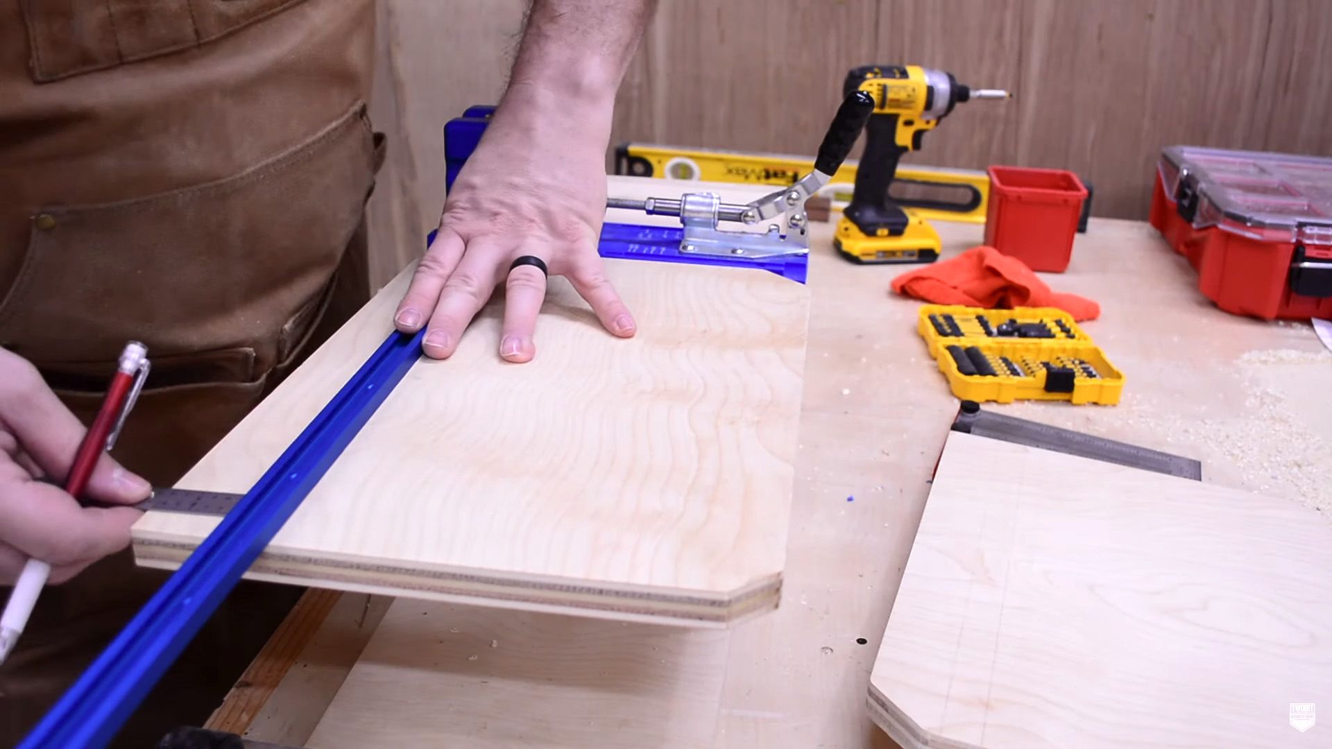 How to Build a Pocket Hole Workstation | DIY Woodworking Shop Project ...