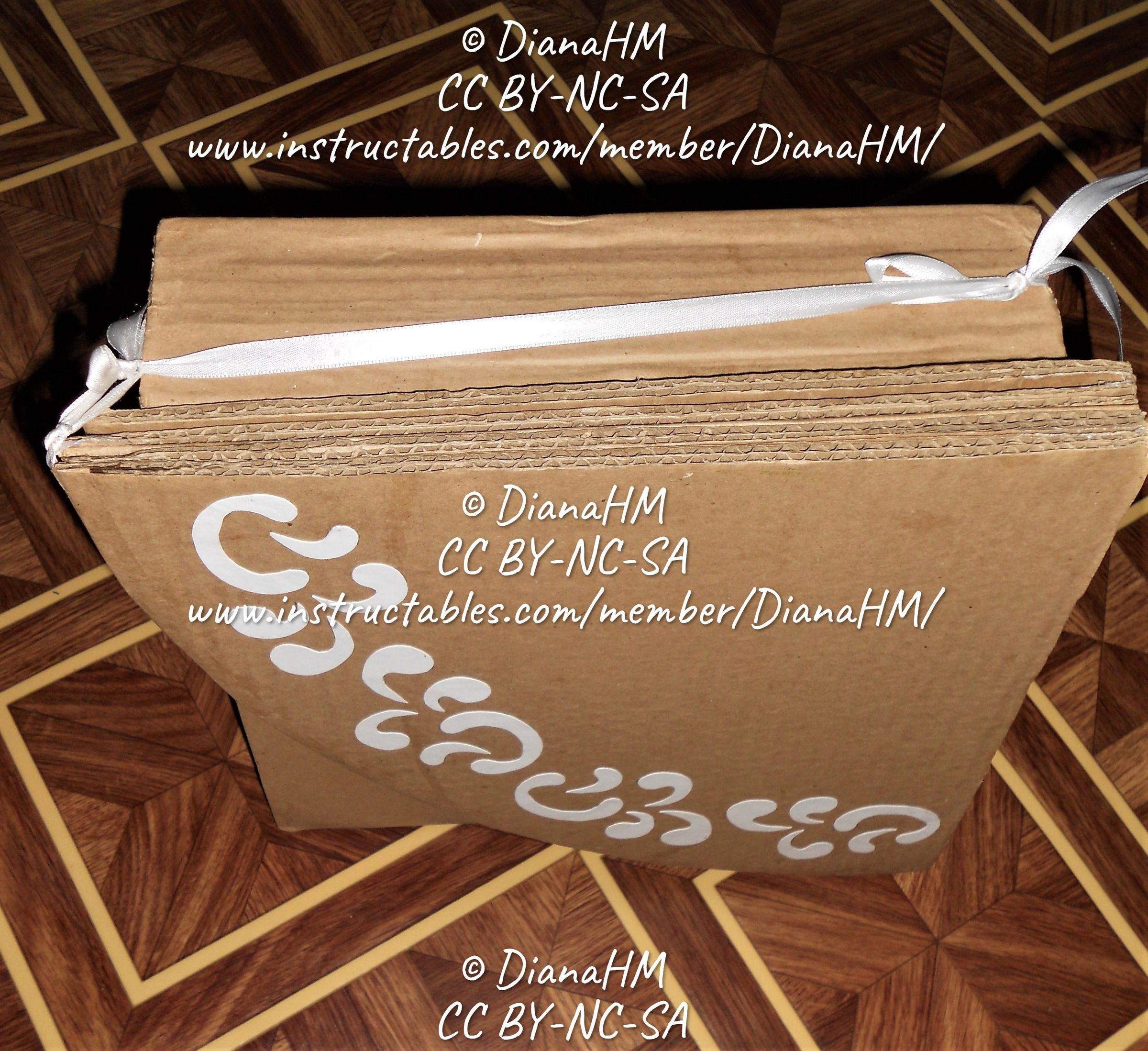 Portable Foldable Cardboard Stool-Table : 10 Steps (with Pictures ...