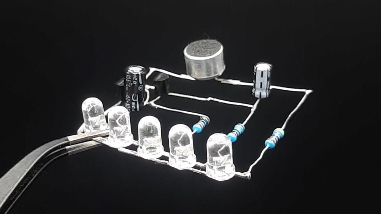 Sound Controlled Led Lights Circuit : 8 Steps (with Pictures ...