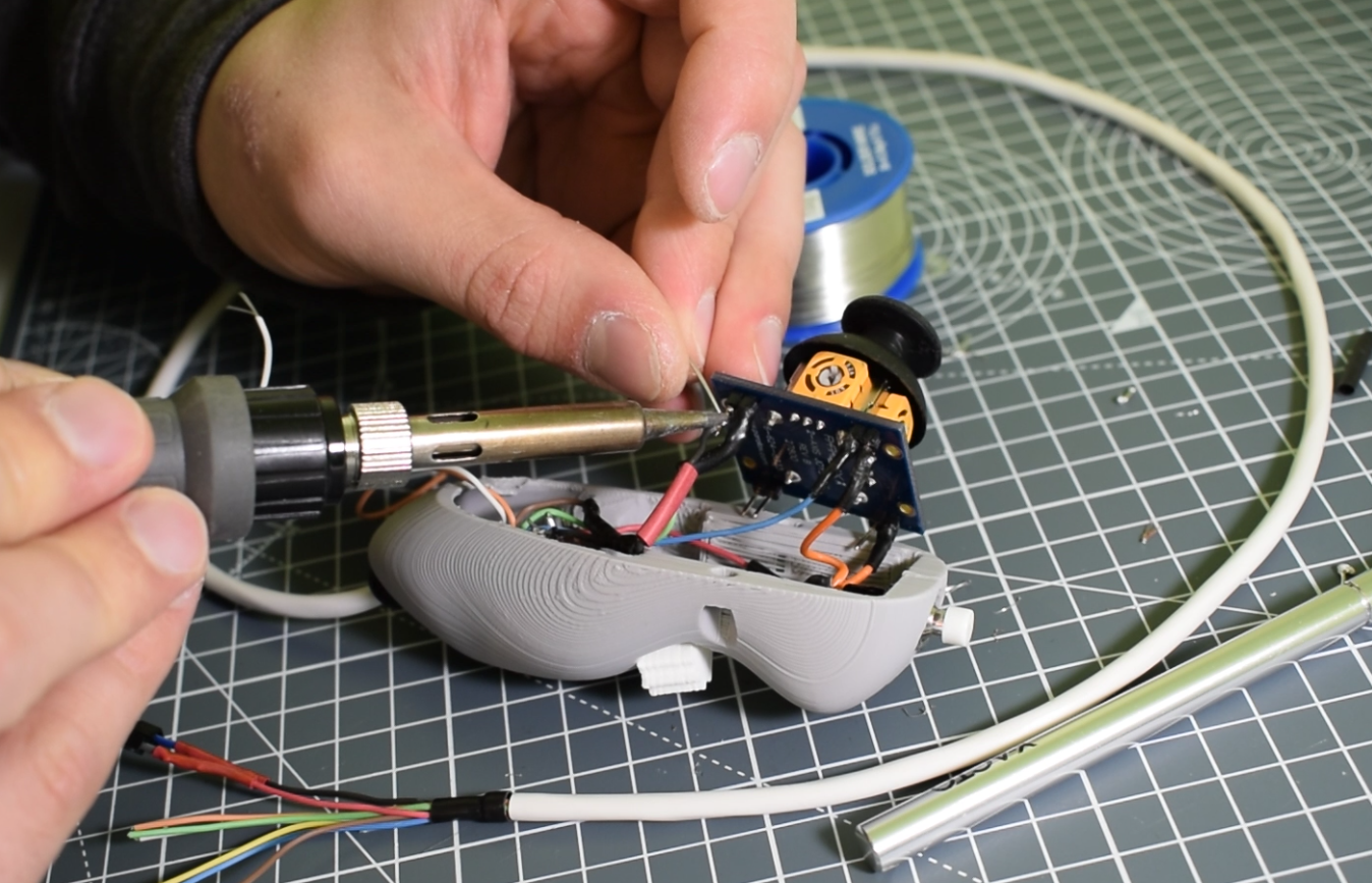 One-Hand 3D Printed Controller for Microcontroller Projects : 3 Steps ...