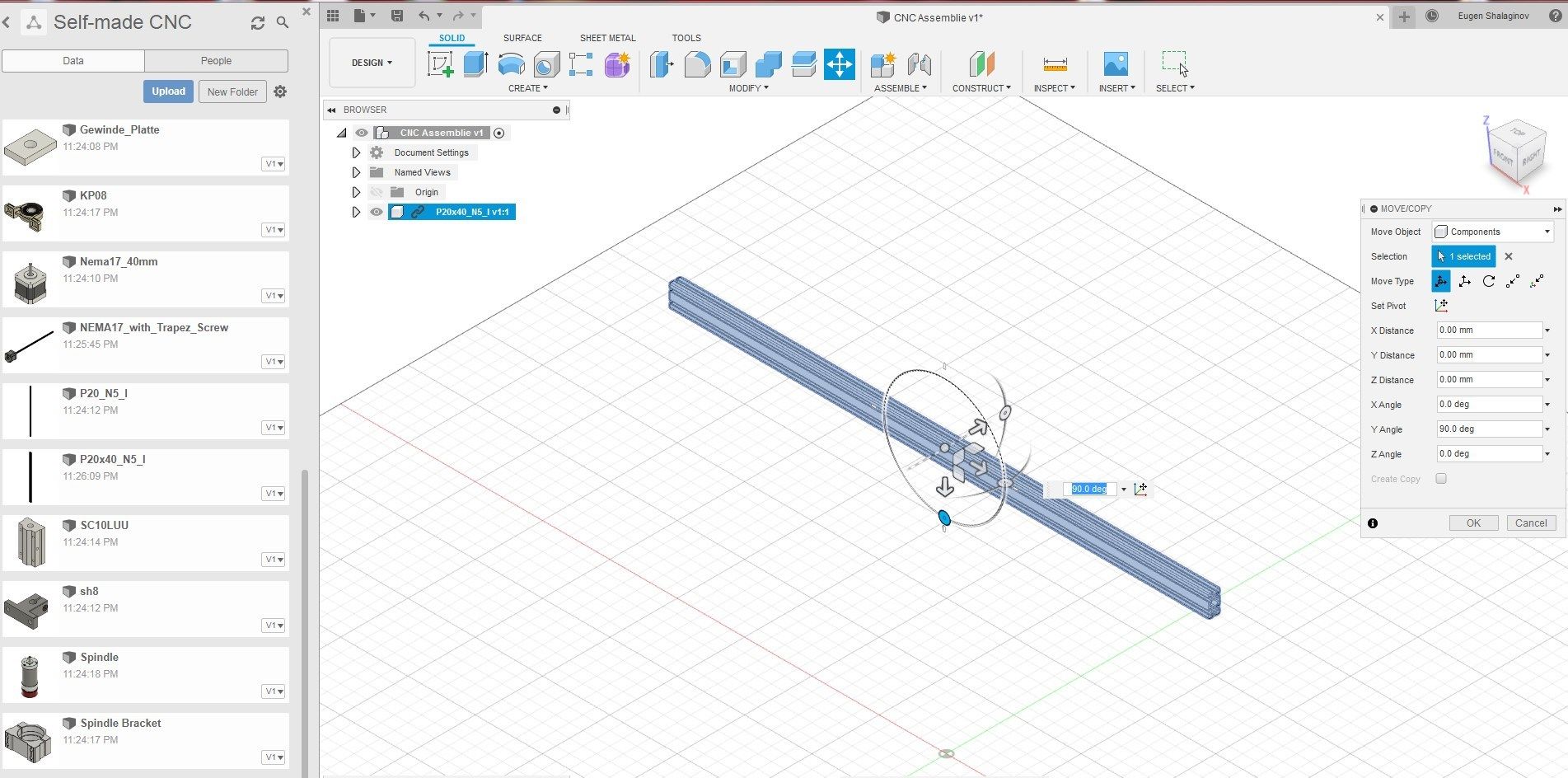 Design Self-made CNC in Fusion 360 : 10 Steps - Instructables