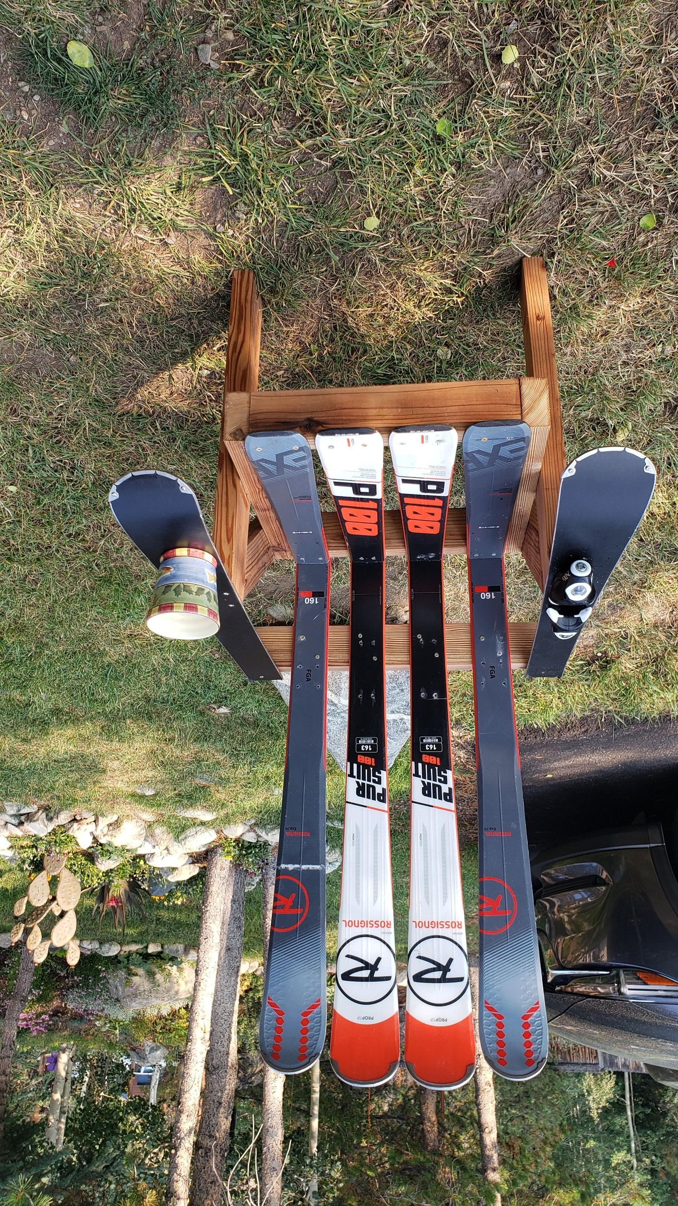 Build a Lawn Chair From Recycled Skis - the Ski Chair! : 4 Steps (with ...